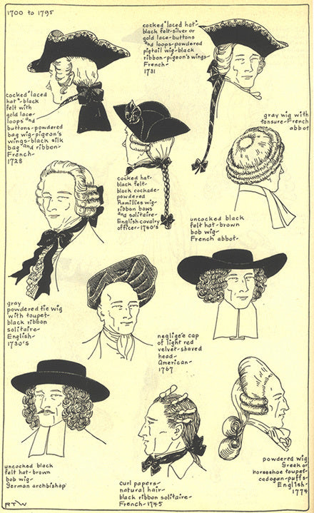 History of Hats: 18th Century – Village Hat Shop