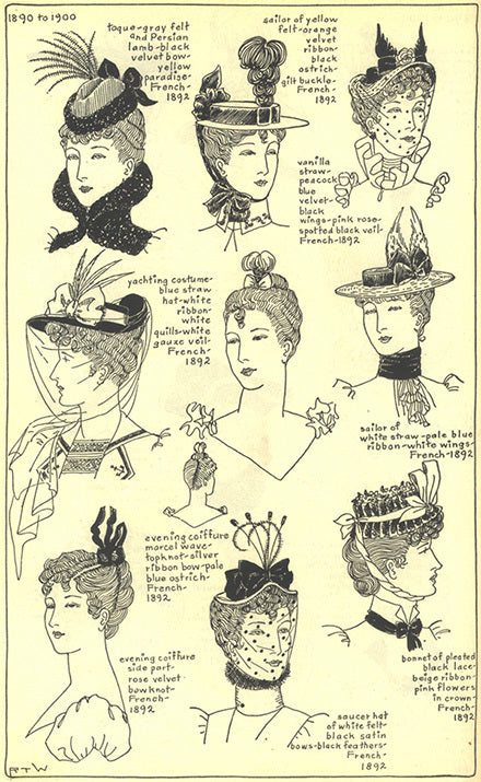 History of Hats: 1890-1900 – Village Hat Shop