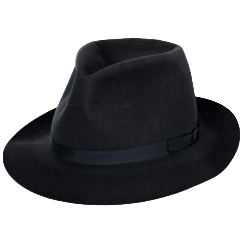 Dalton Rollable Fur Felt Shapeable Open Crown Fedora Hat – Village Hat Shop