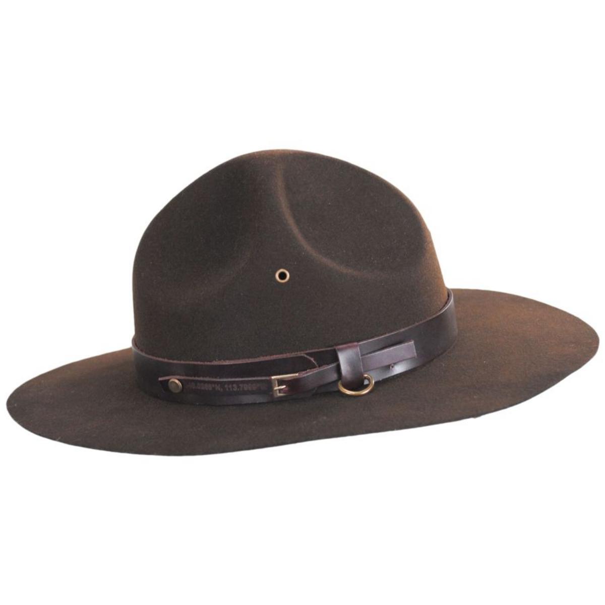 Montana Wool Felt Campaign Hat – Village Hat Shop