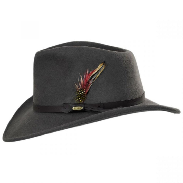 Dakota Wool Crushable Outback Hat – Village Hat Shop