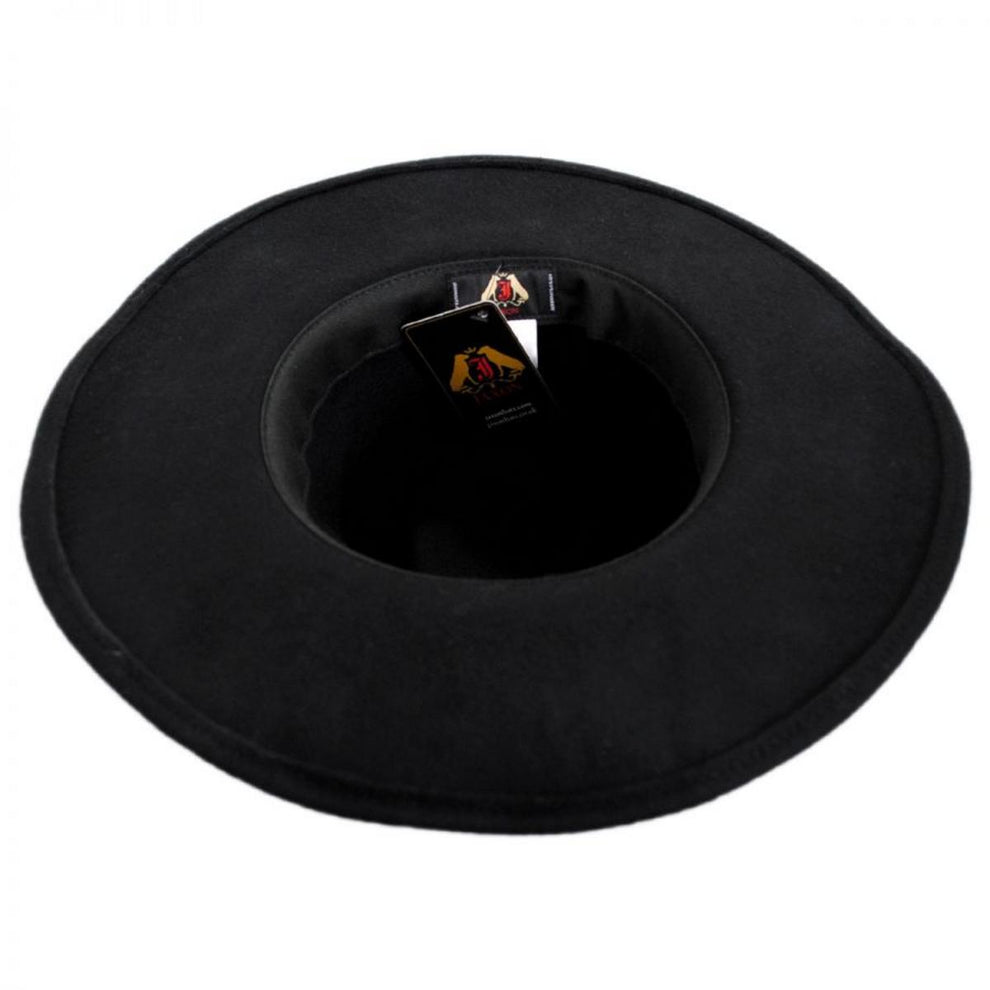 Jaxon Hats | Colorado Ultra Wide Brim Wool Felt Fedora Hat – Village ...