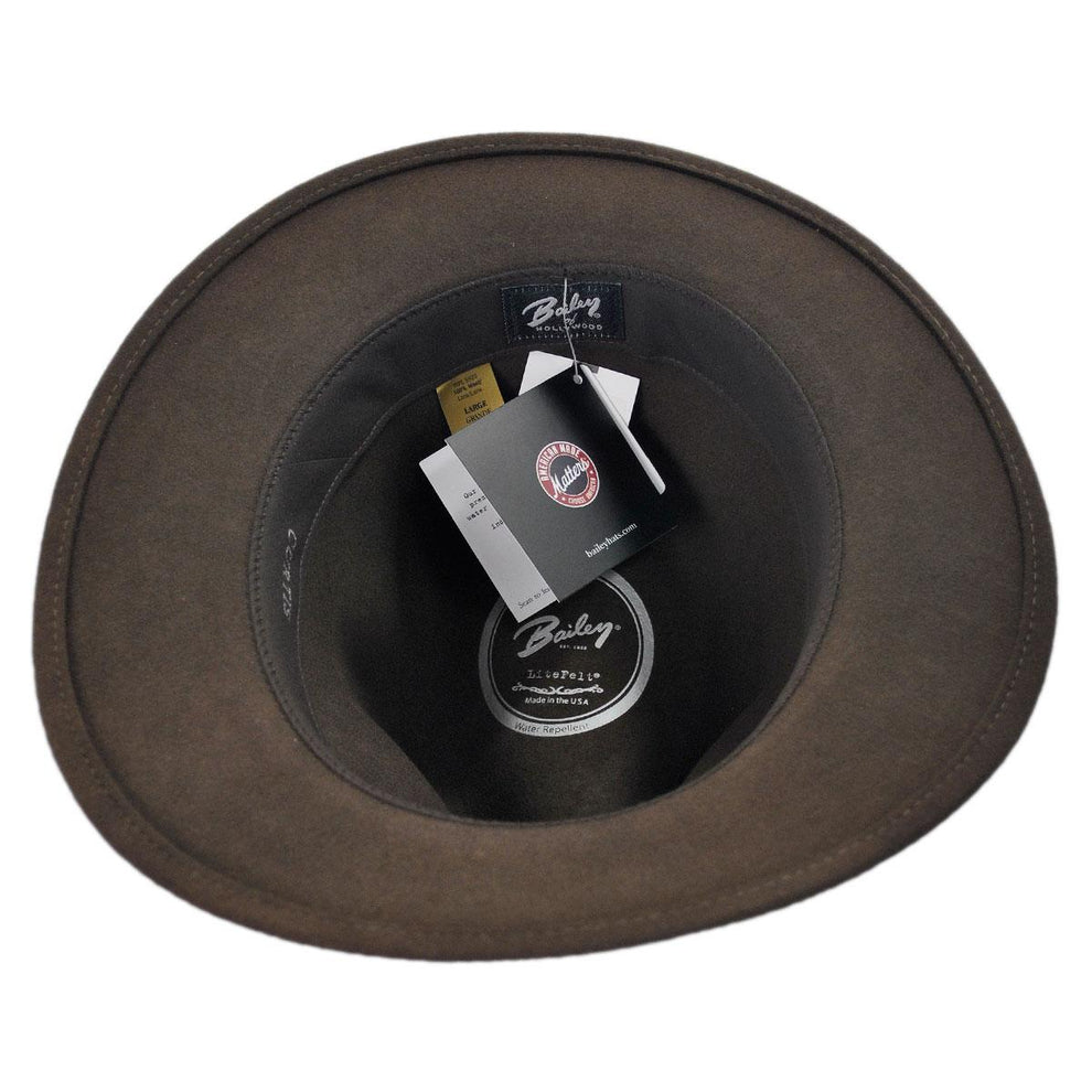 Curtis Wool LiteFelt Safari Fedora Hat – Village Hat Shop