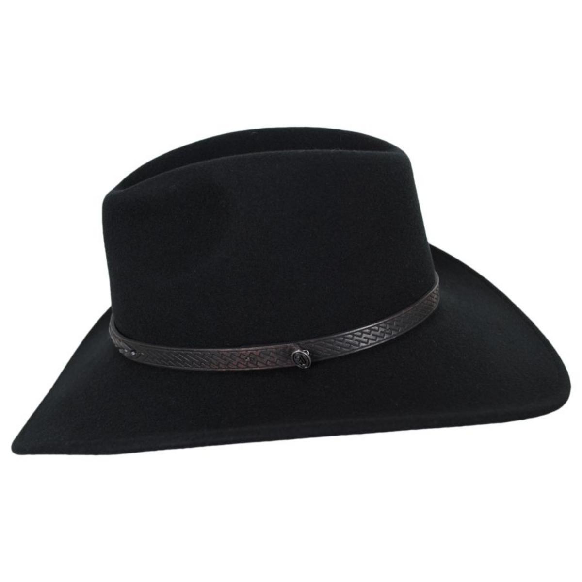 Wyatt Wool Felt Western Cowboy Hat – Village Hat Shop
