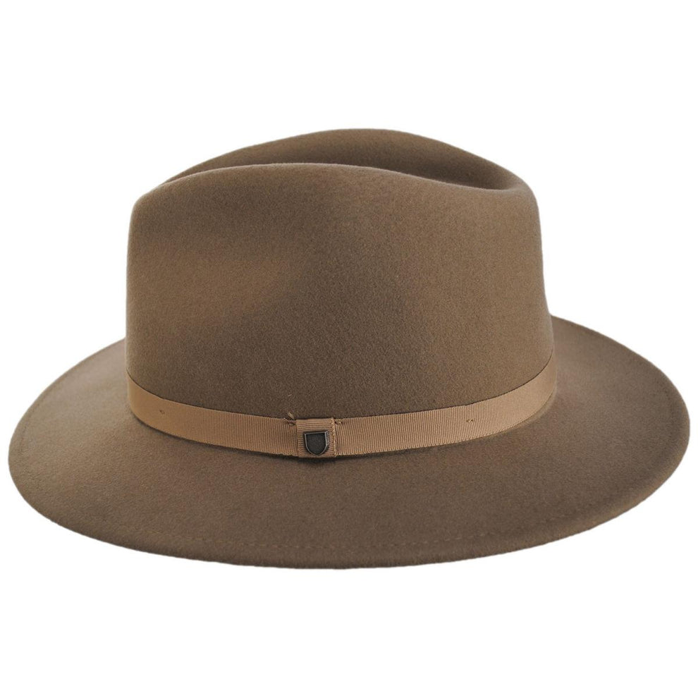 Messer Packable Wool Felt Fedora Hat - Khaki – Village Hat Shop